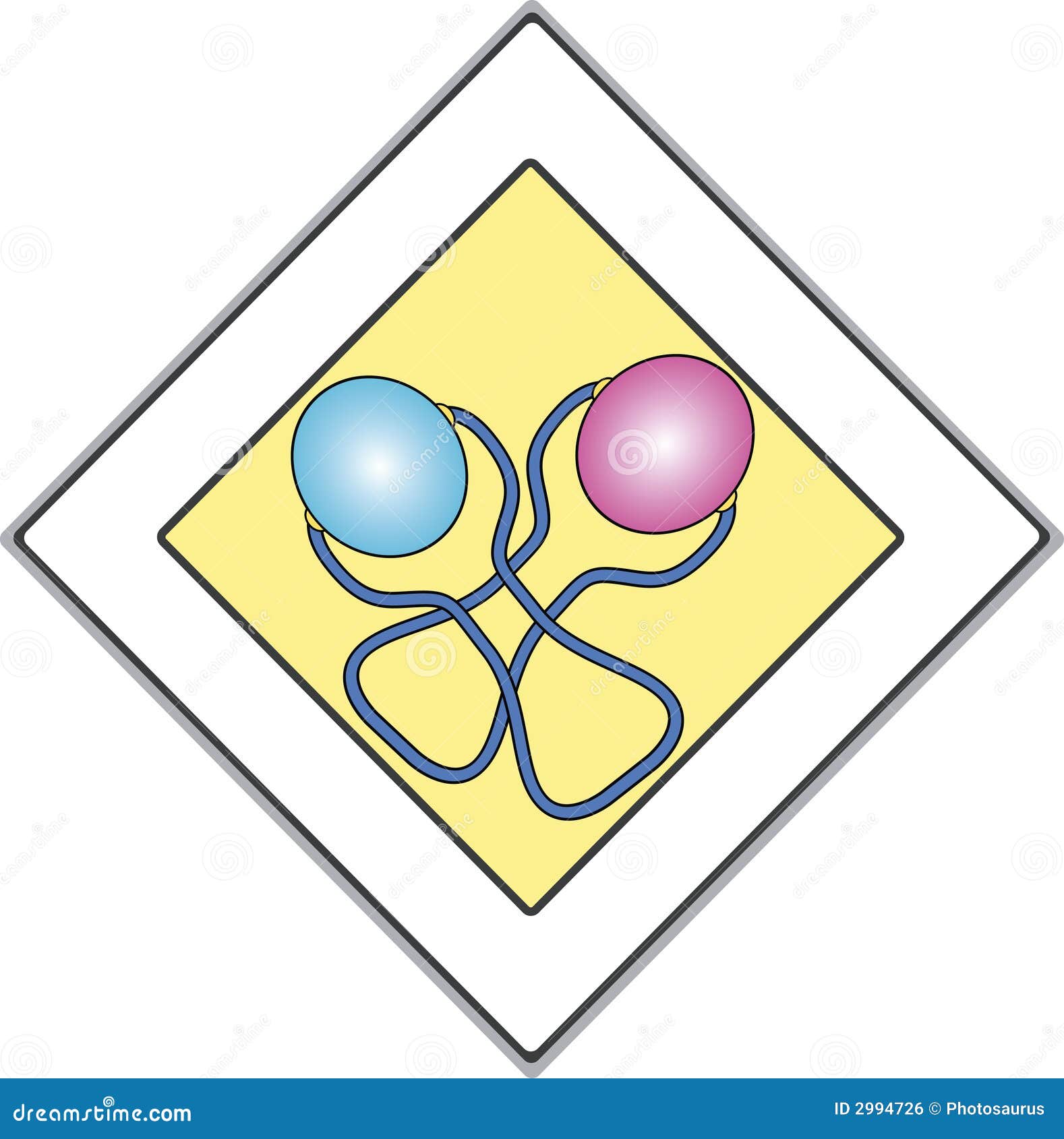 Crossed Babyrattles Picture. Image: 2994726