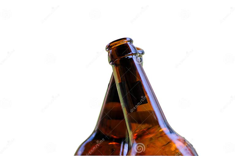 Crossed beer bottles stock image. Image of beverage - 147020331