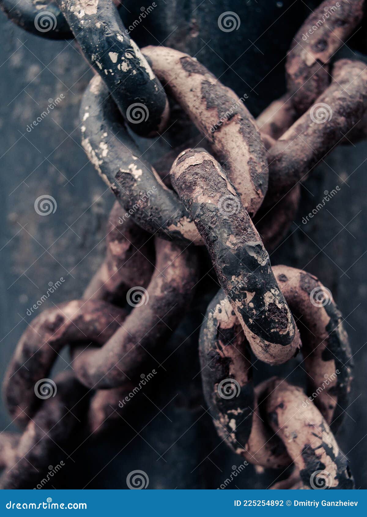Crossed chains stock photo. Image of anxiety, objects - 225254892