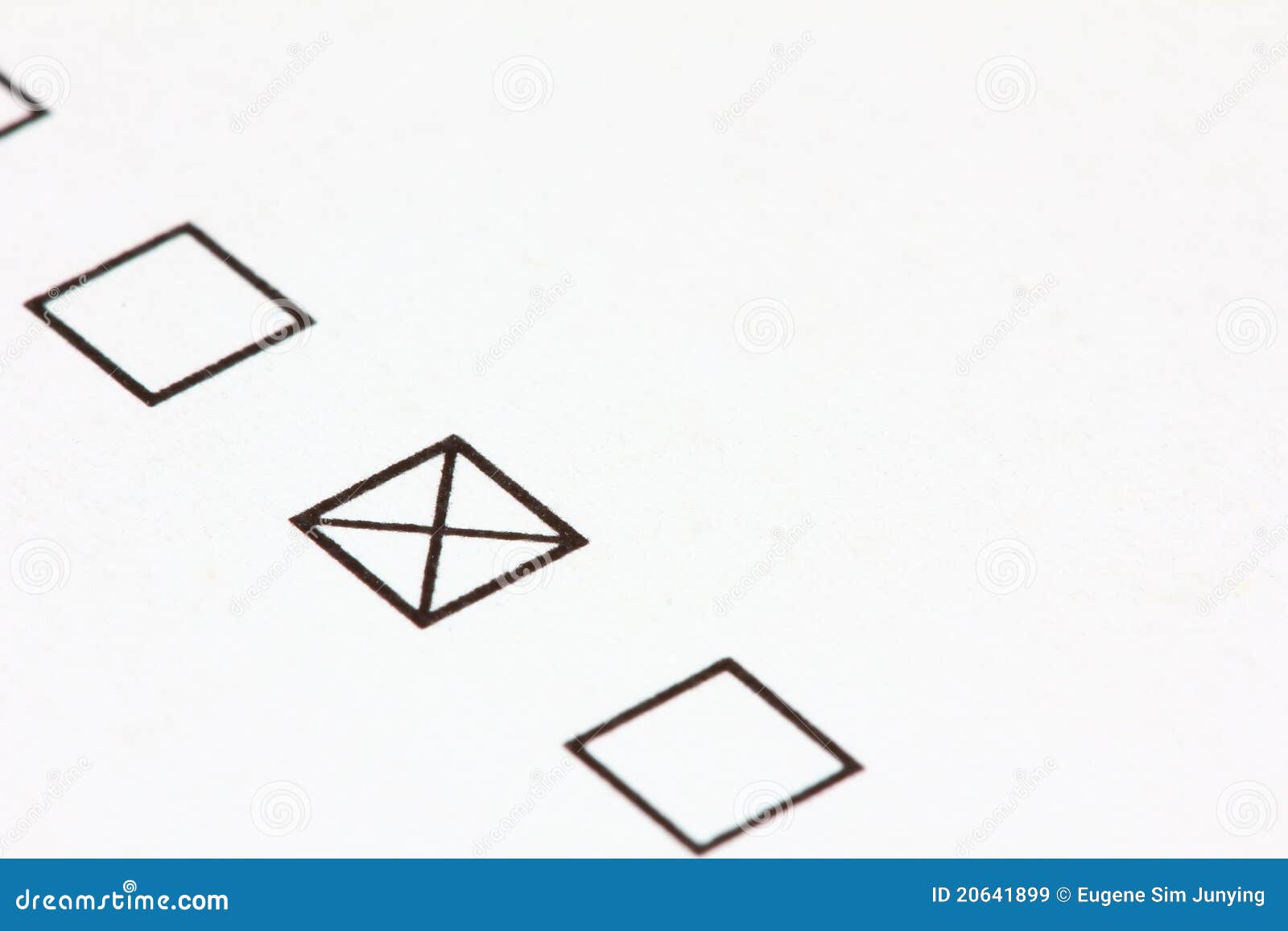 Crossed checkbox stock image. Image of multiple, question - 20641899