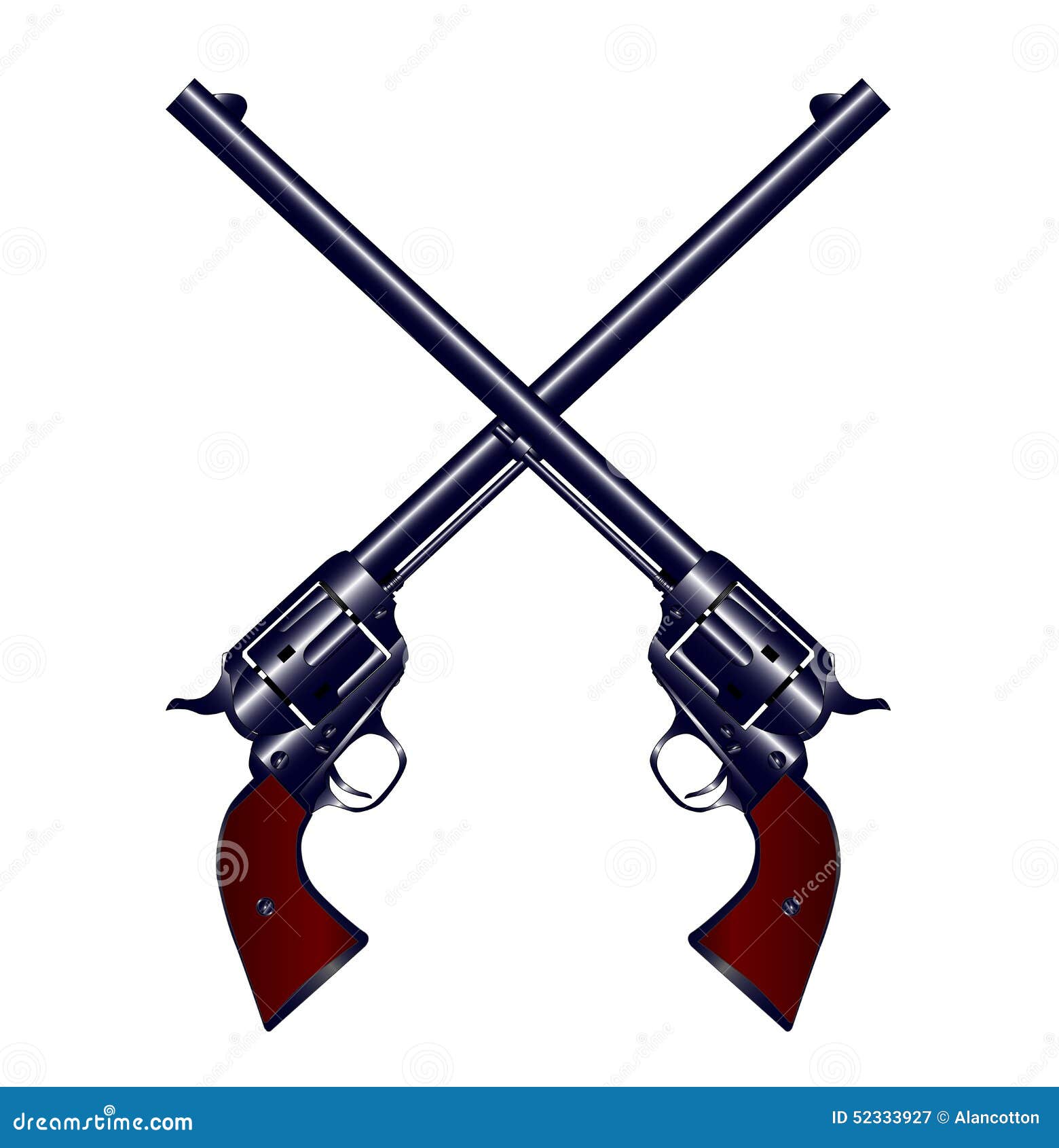 Crossed Guns Stock Image | CartoonDealer.com #52333927