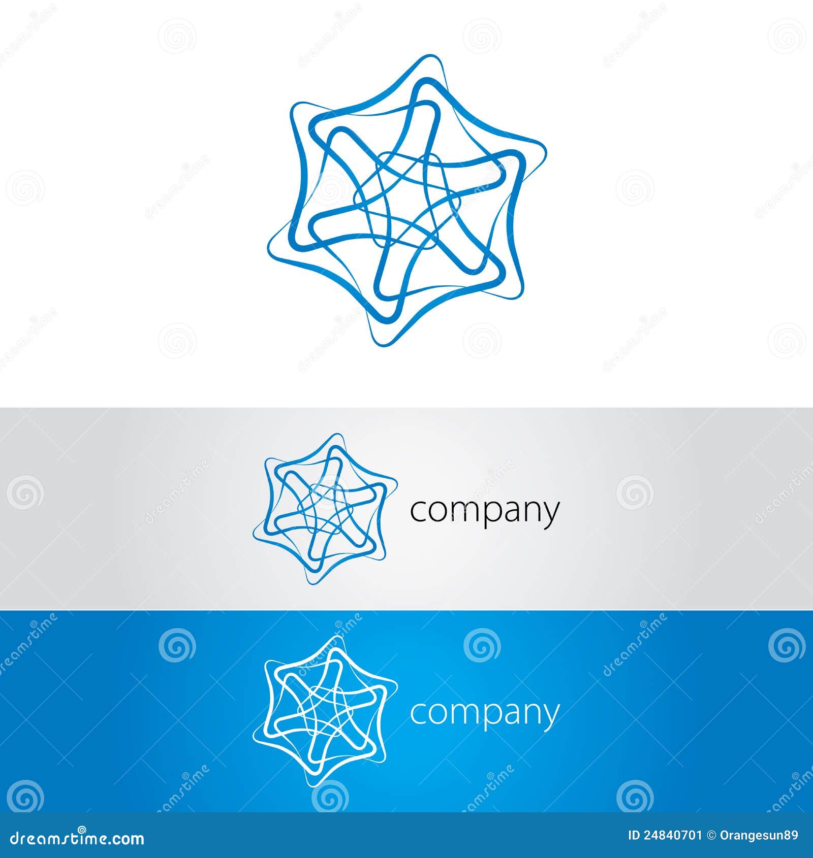 Crossed Line Communication Abstract Logo Stock Vector - Illustration of ...