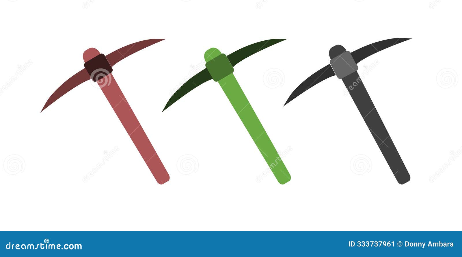 Crossed Pickaxe Vector Icon Element Design Template Stock Illustration ...