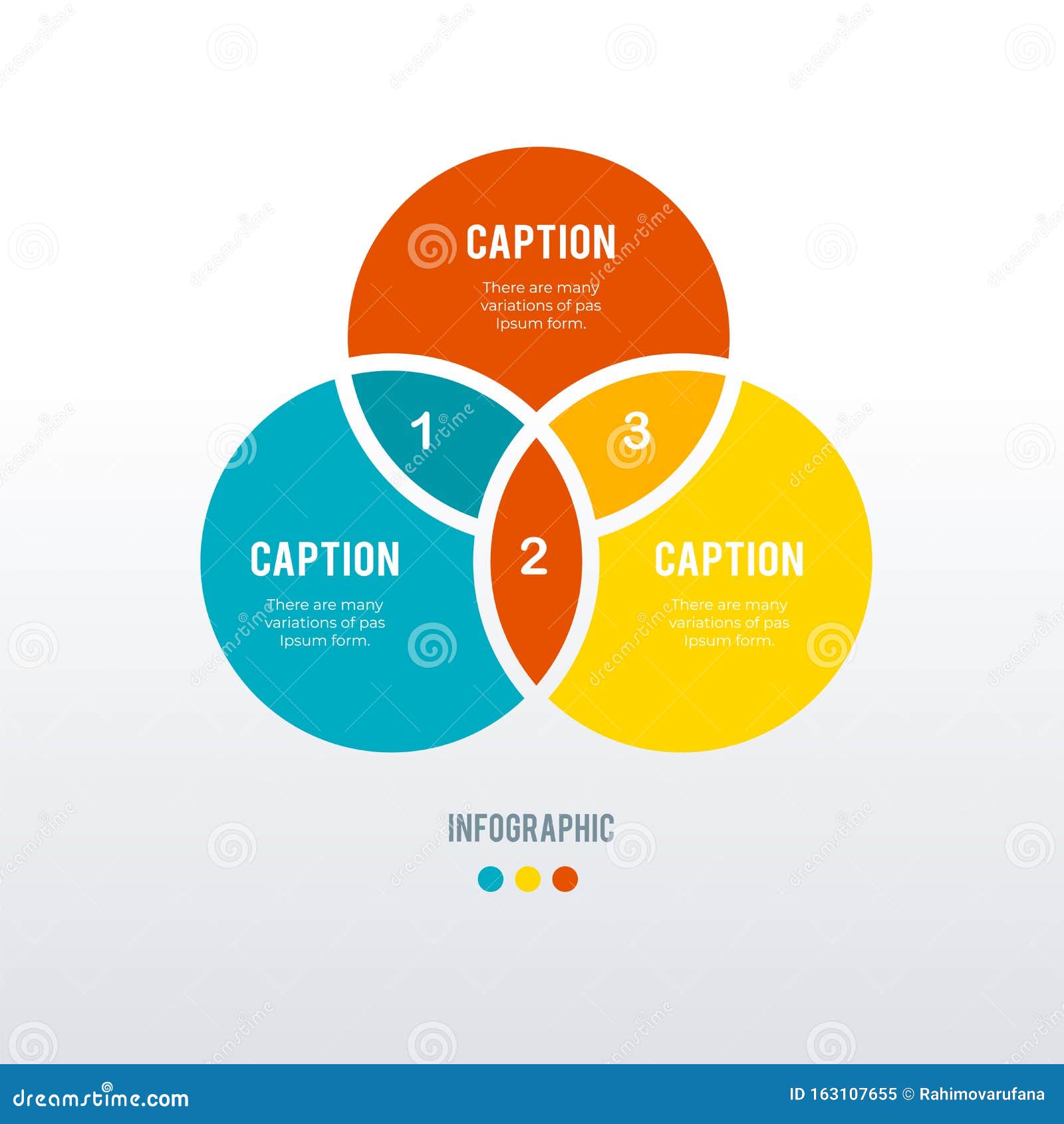 Crossed Rounded Infographic Template Design. Business Concept Infograph ...