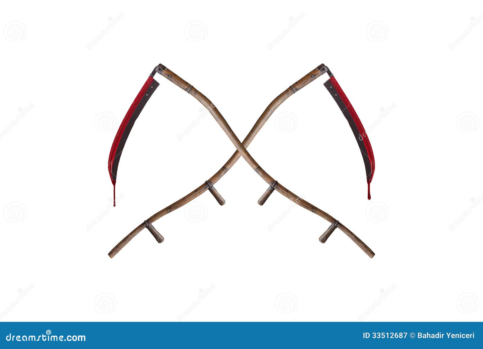 Crossed Scythes stock image. Image of harvester, farm - 33512687