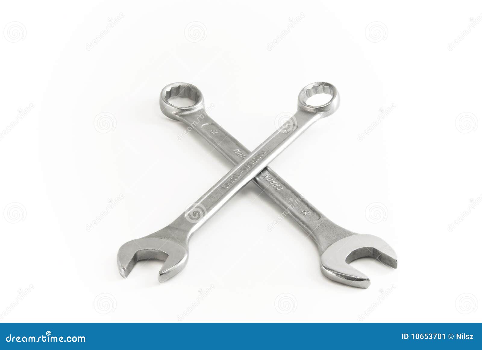 Crossed Spanner Tools Royalty-Free Stock Photography | CartoonDealer ...