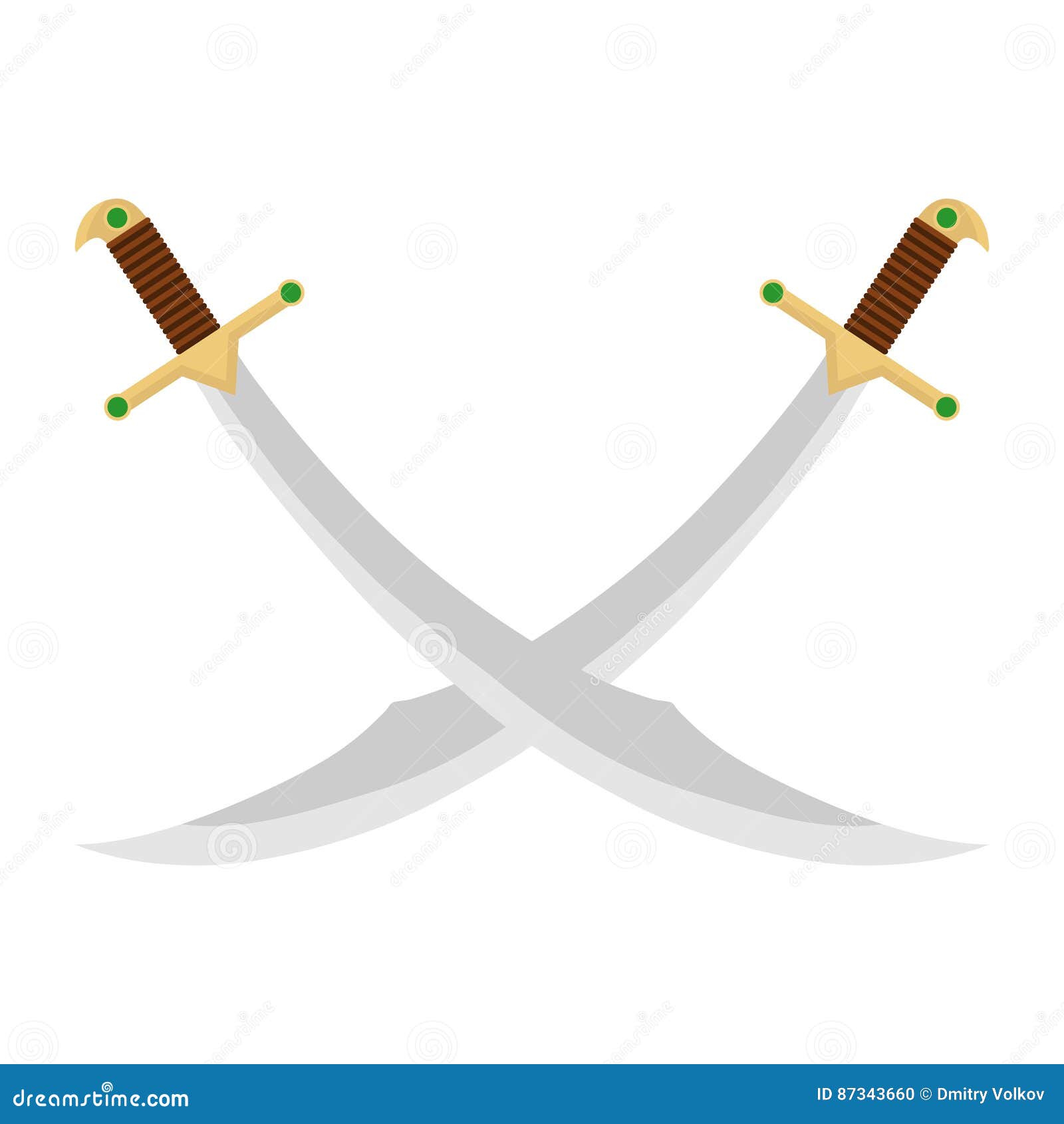 Crossed Swords stock illustration. Illustration of battle - 87343660