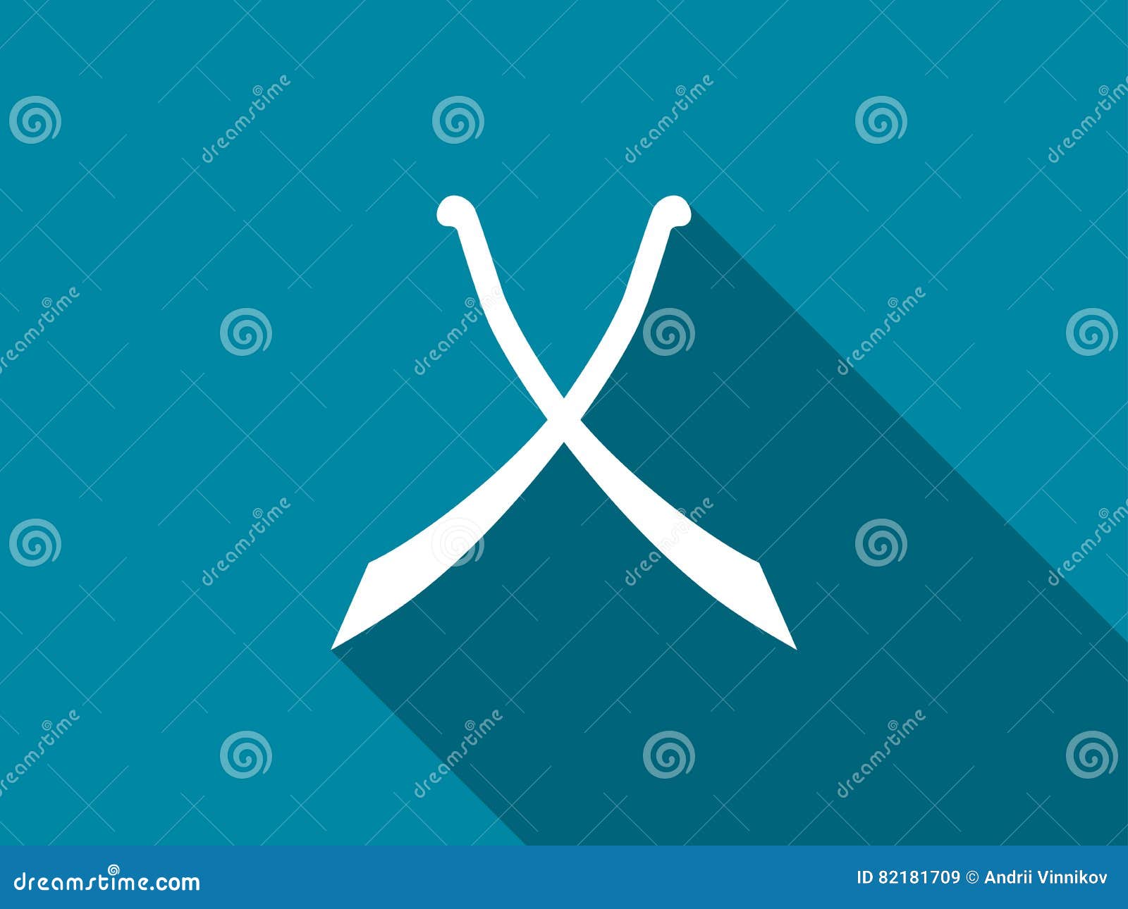 Scimitar Icon Vector Isolated On White Background, Scimitar Sign ...