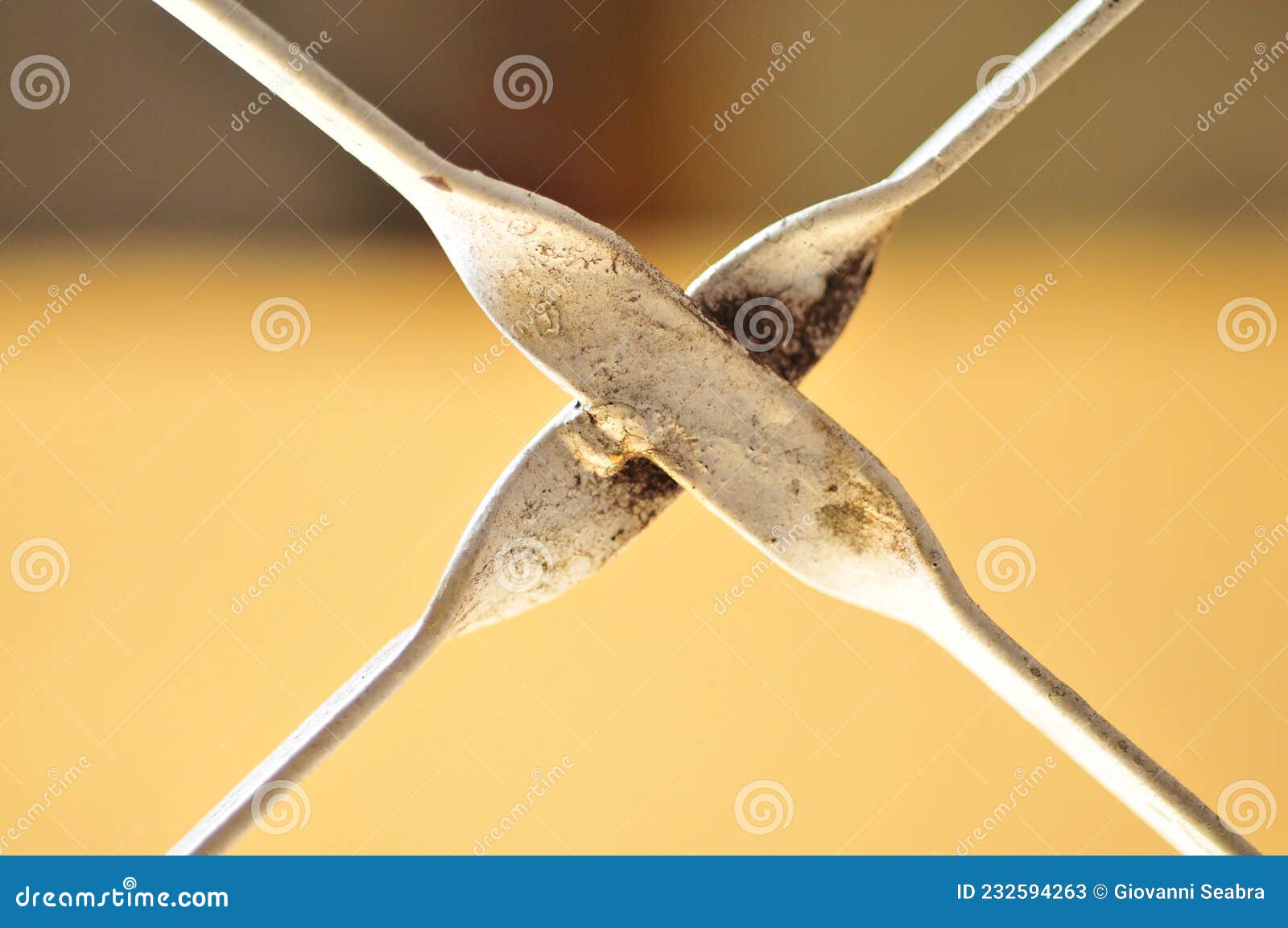 Lie Twisted Iron Rusty Rods And Debris Royalty-Free Stock Photo ...