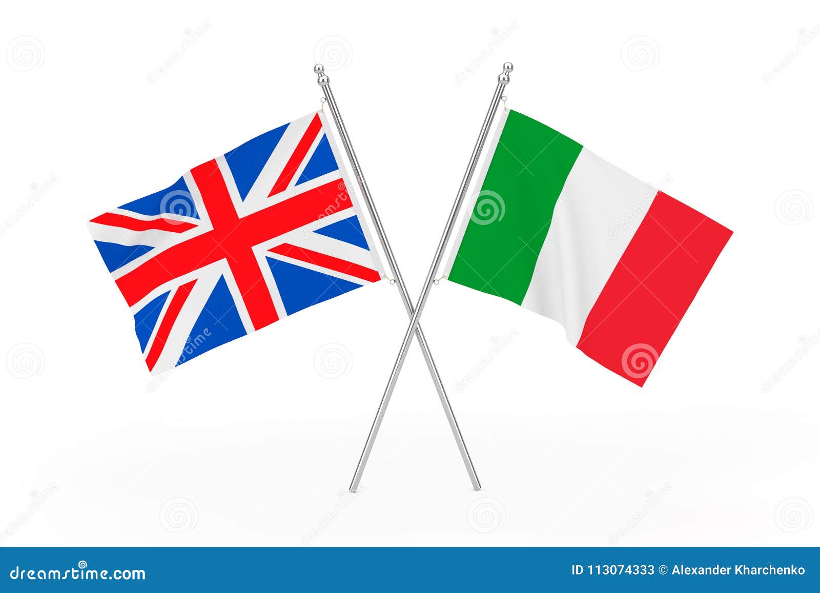 Kingdom Of Italy Flag 1861-1946 Stock Image | CartoonDealer.com #113338699