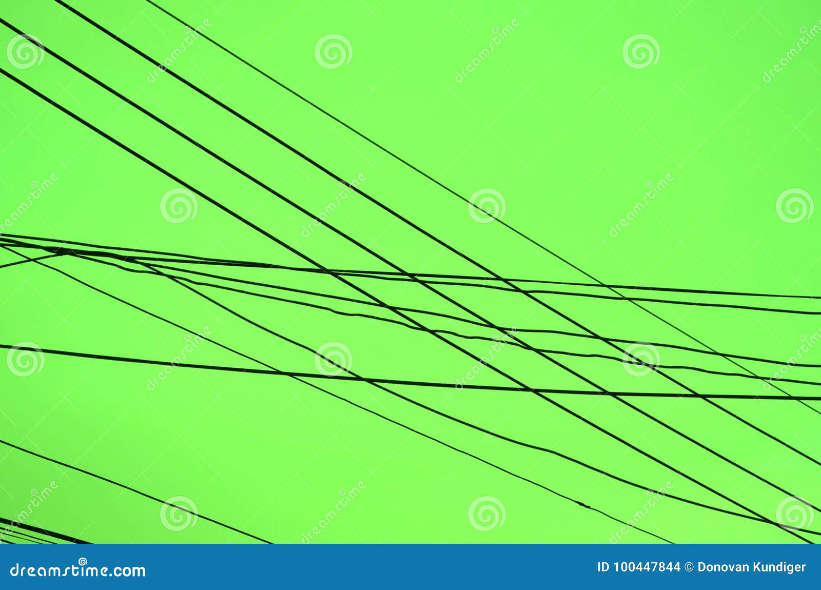 Crossed Wires Over An Aqua Background Royalty-Free Stock Photography ...
