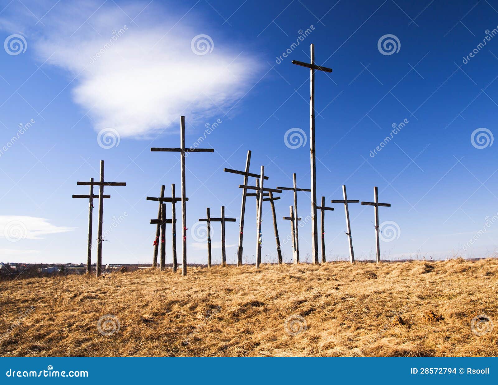 Crosses on the hill stock photo. Image of orthodox, forgiveness - 28572794