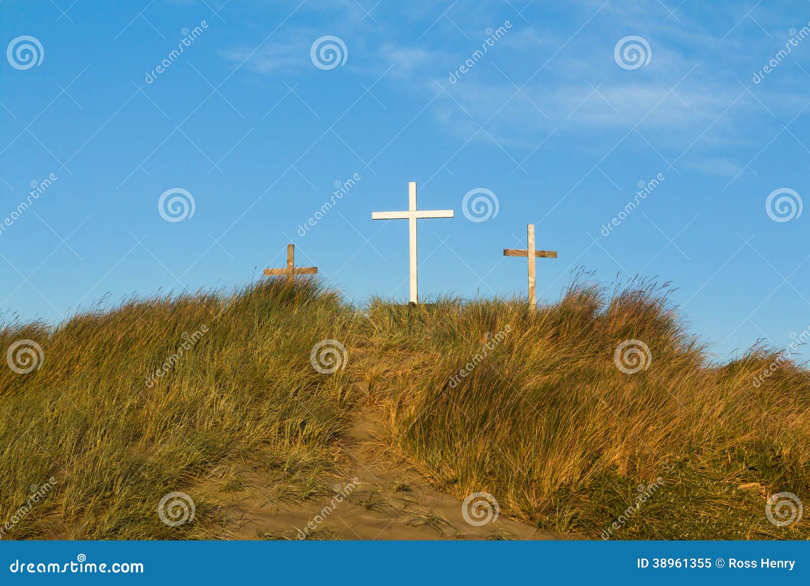 Crosses on Hill stock image. Image of faith, symbol, holy - 38961355