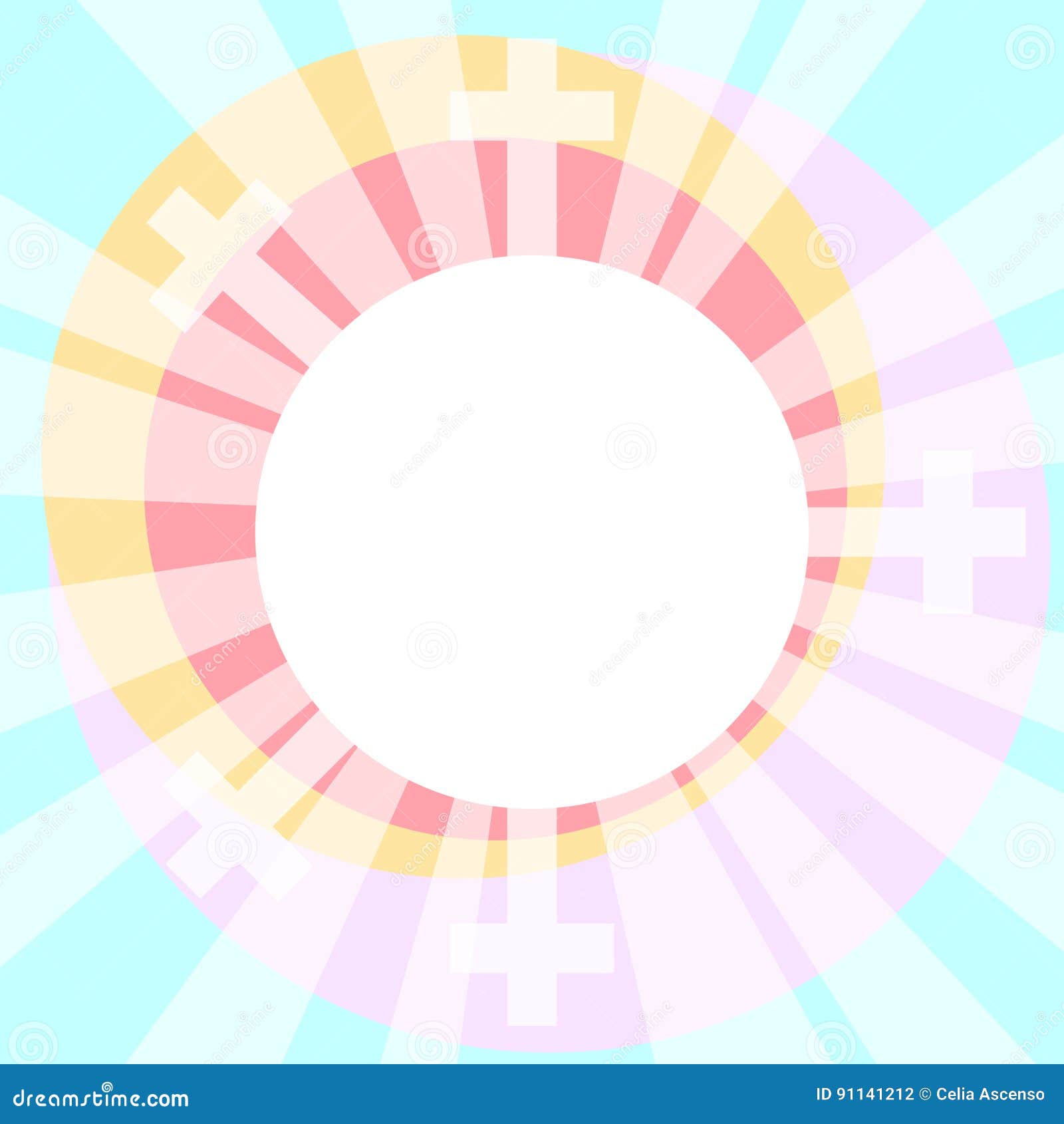 Crosses Frame Border Card Stock Photo | CartoonDealer.com #91142178