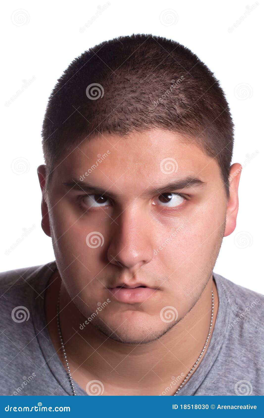 Crosseyed Man stock photo. Image of mental, dumb, caucasian - 18518030