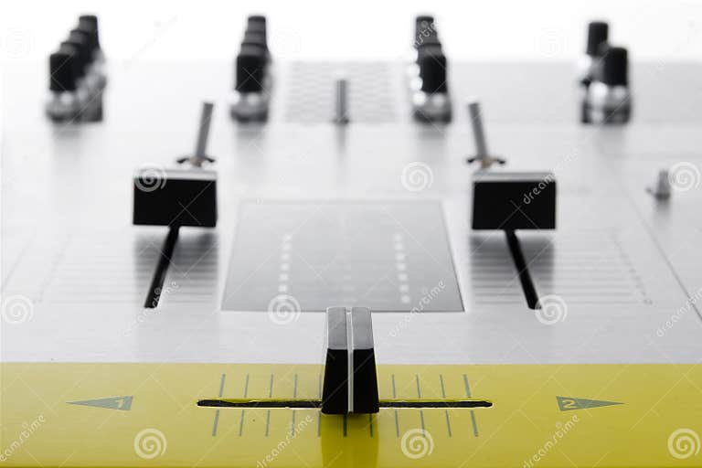 Crossfader of Audio Mixing Controller Stock Image - Image of mixing ...