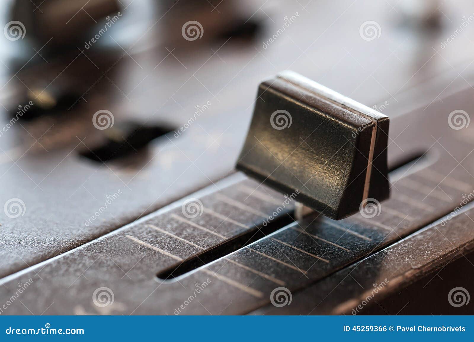 Crossfader on Dj Mixer in Club Stock Photo - Image of panel, level ...