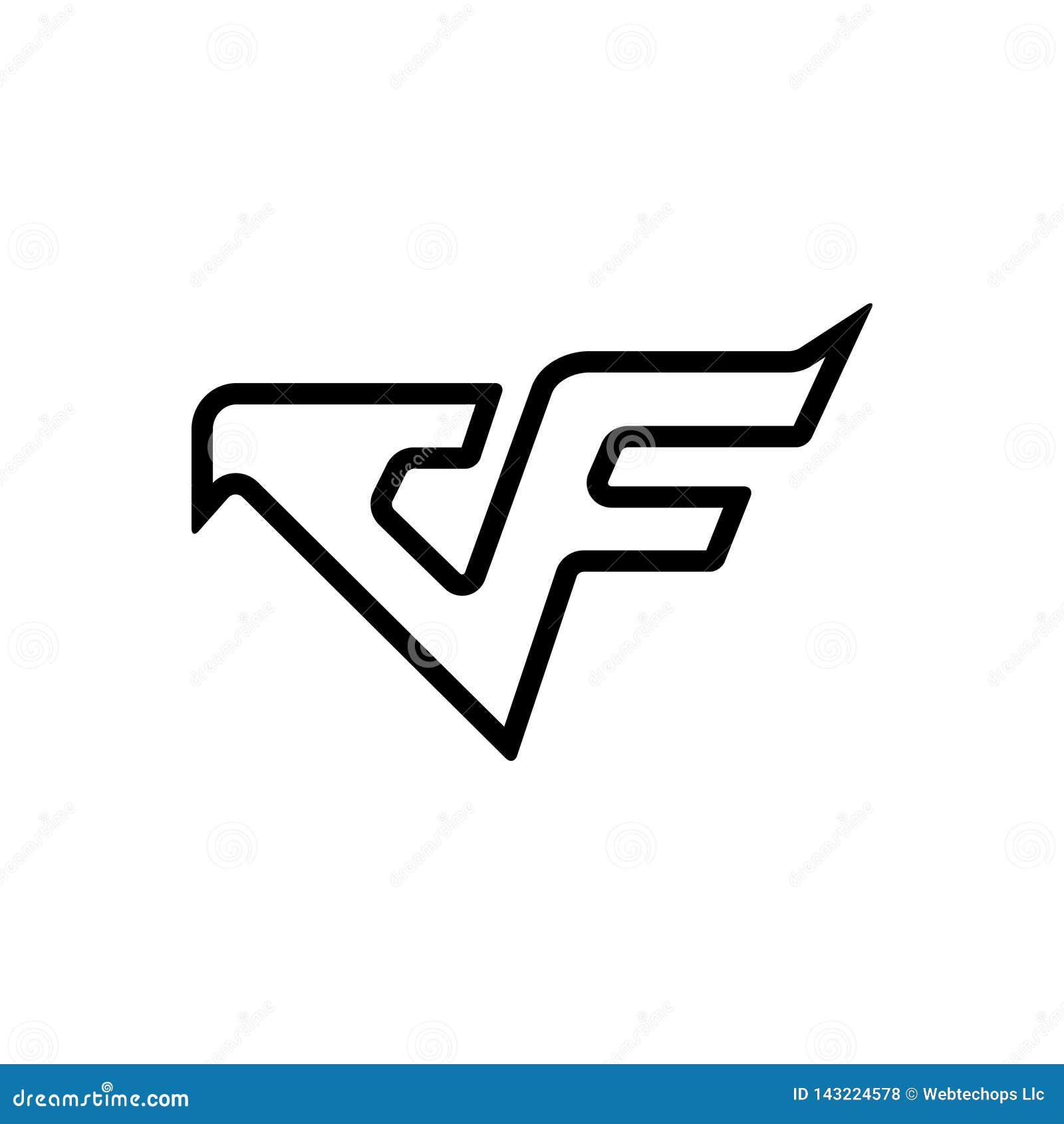 Black Line Icon for Crossfire, Logo and Fire Stock Vector ...