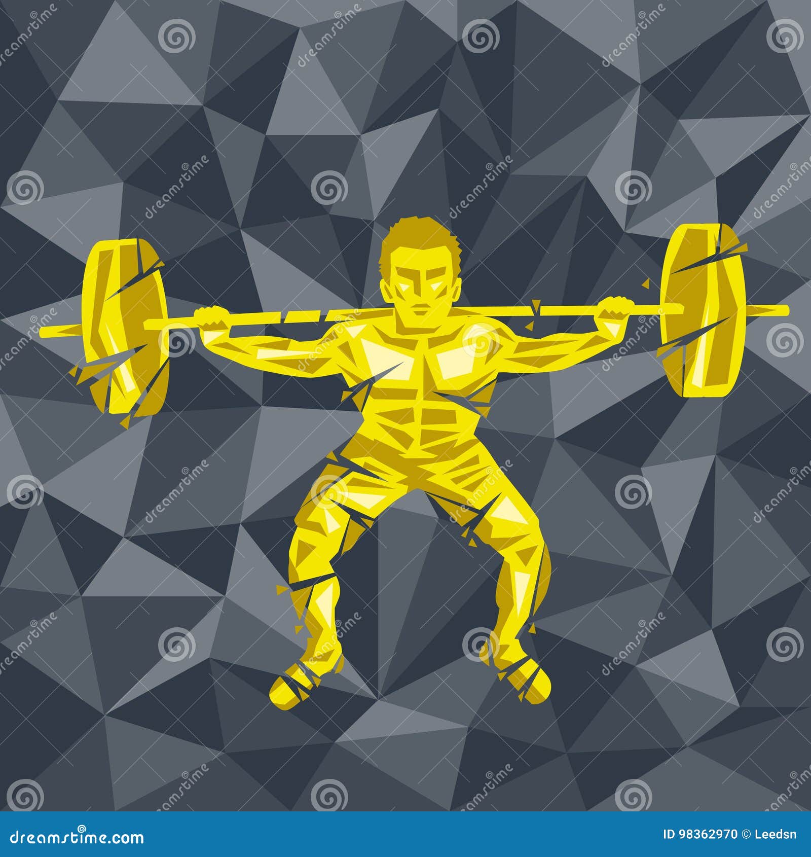 CrossFit 43 ilustración del vector. Ilustración de fuerza - 98362970