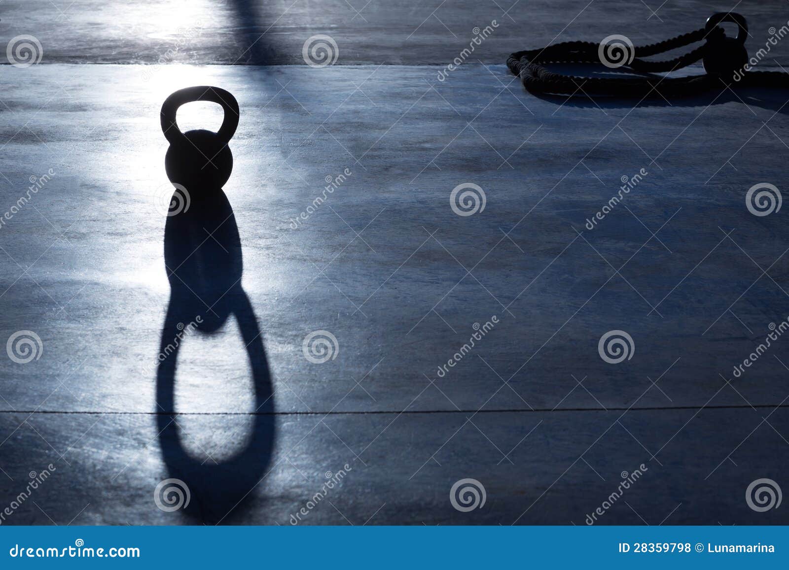 Crossfit Kettlebell Weight Backlight Shadow Stock Photos - Free ...