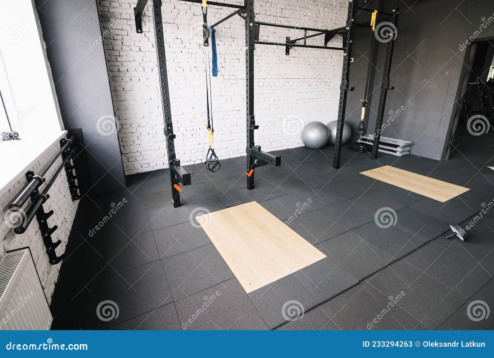 Crossfit Rack Gym. High Quality Photo Stock Image - Image of ...