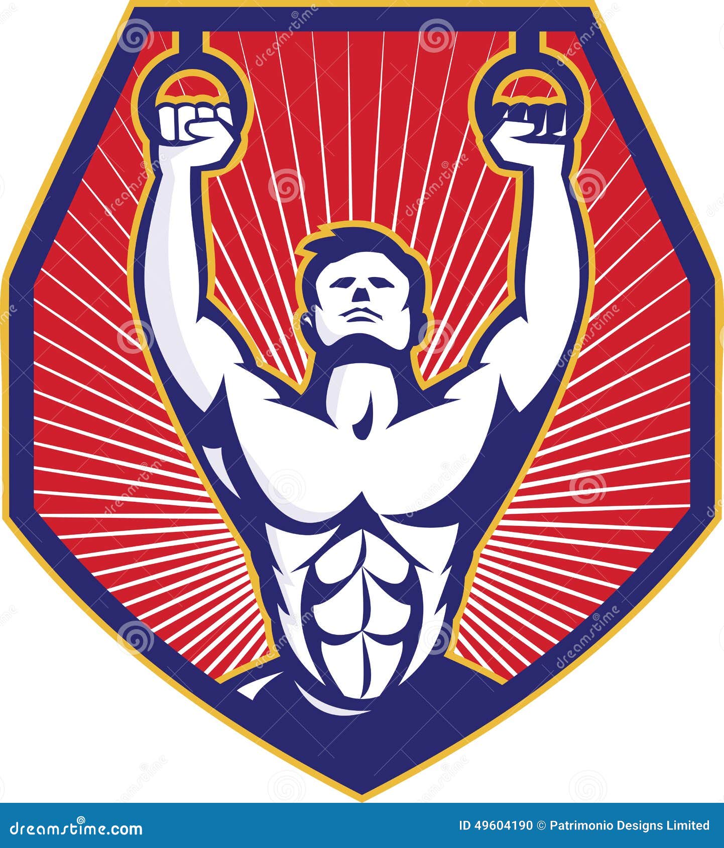 CrossFit 22 Cartoon Vector | CartoonDealer.com #98363321