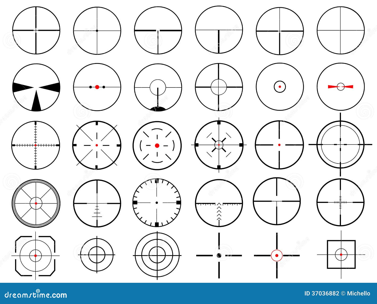 Crosshairs Vector