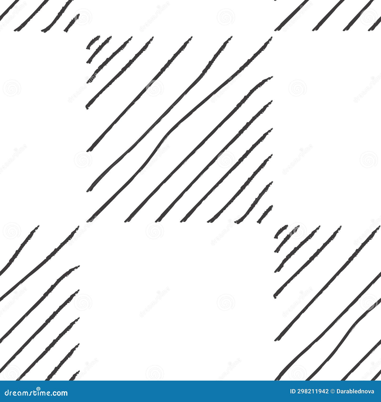 Crosshatch Chess Squares Seamless Pattern. Textures Made in Hand Drawn ...