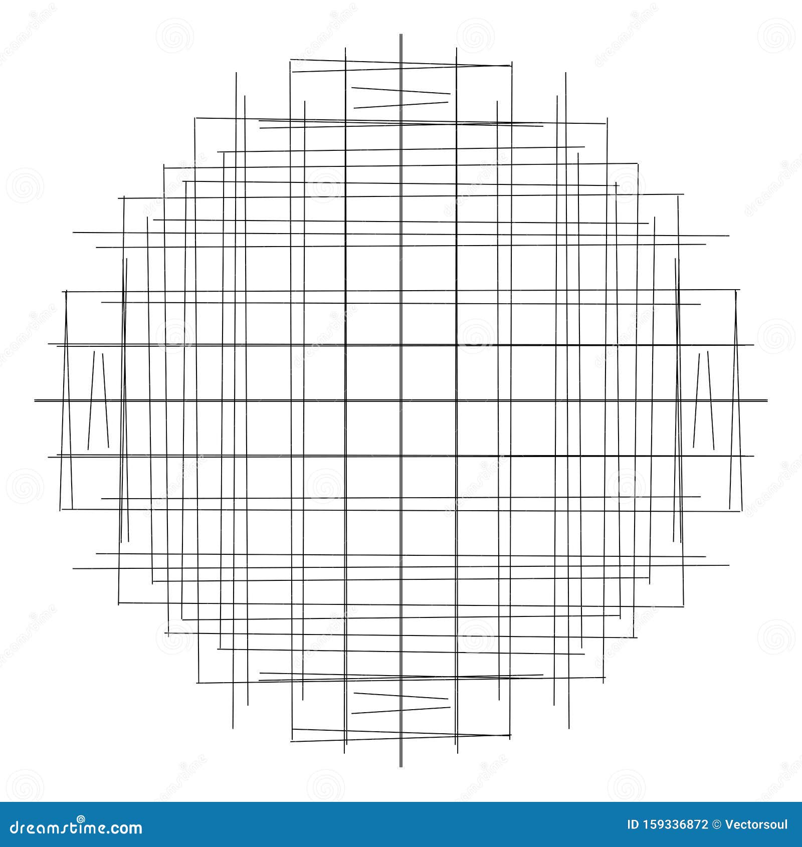 Crosshatch Tangle Lines Circle Scribble Sketchy Random Intersecting Lines Grid Mesh