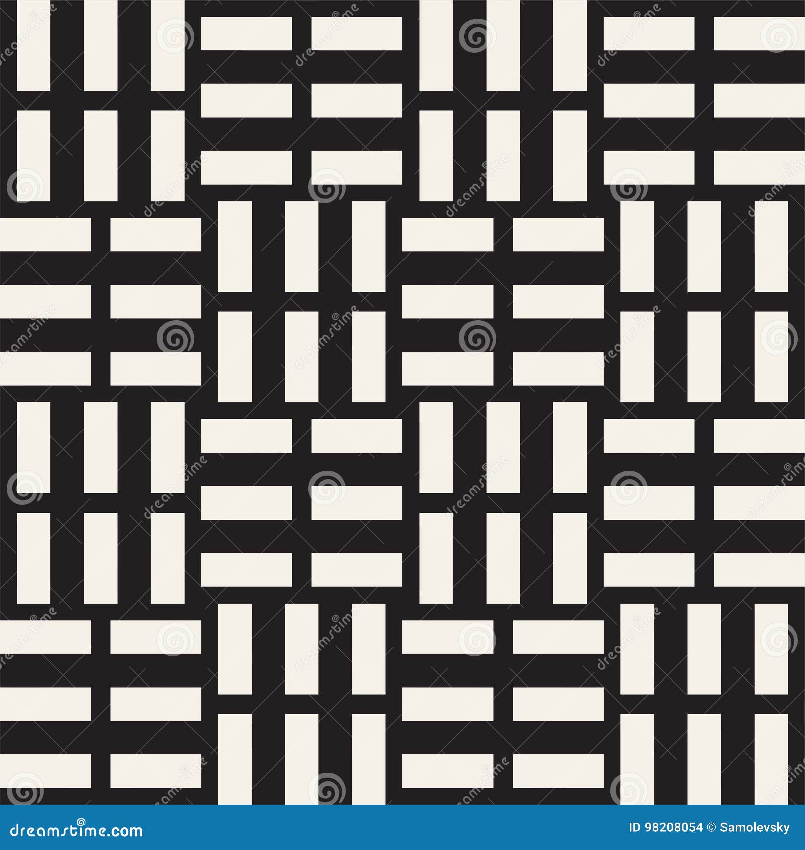 Crosshatch Vector Seamless Geometric Pattern. Stock Vector ...