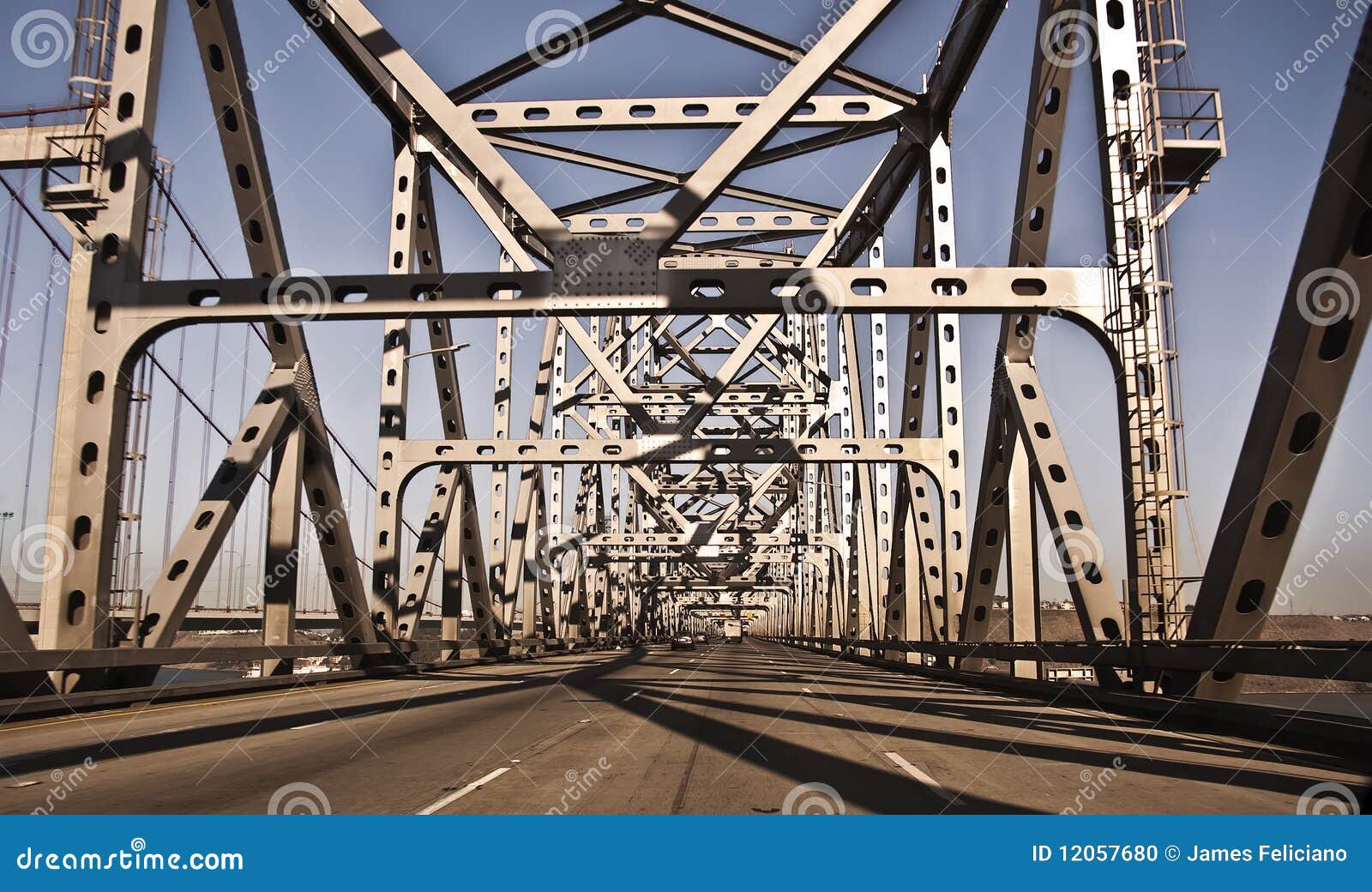 Crossing the Bridge stock photo. Image of architecture - 12057680