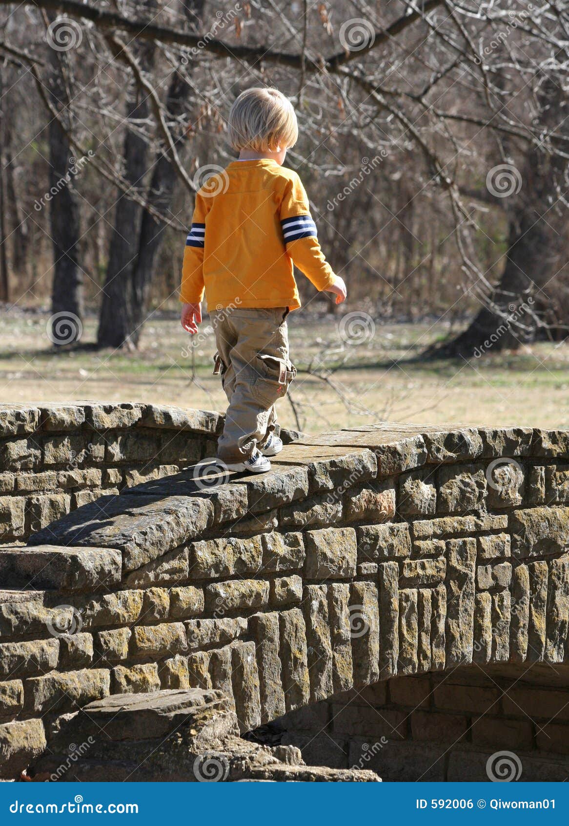 Crossing the Bridge stock photo. Image of balance, exploring - 592006