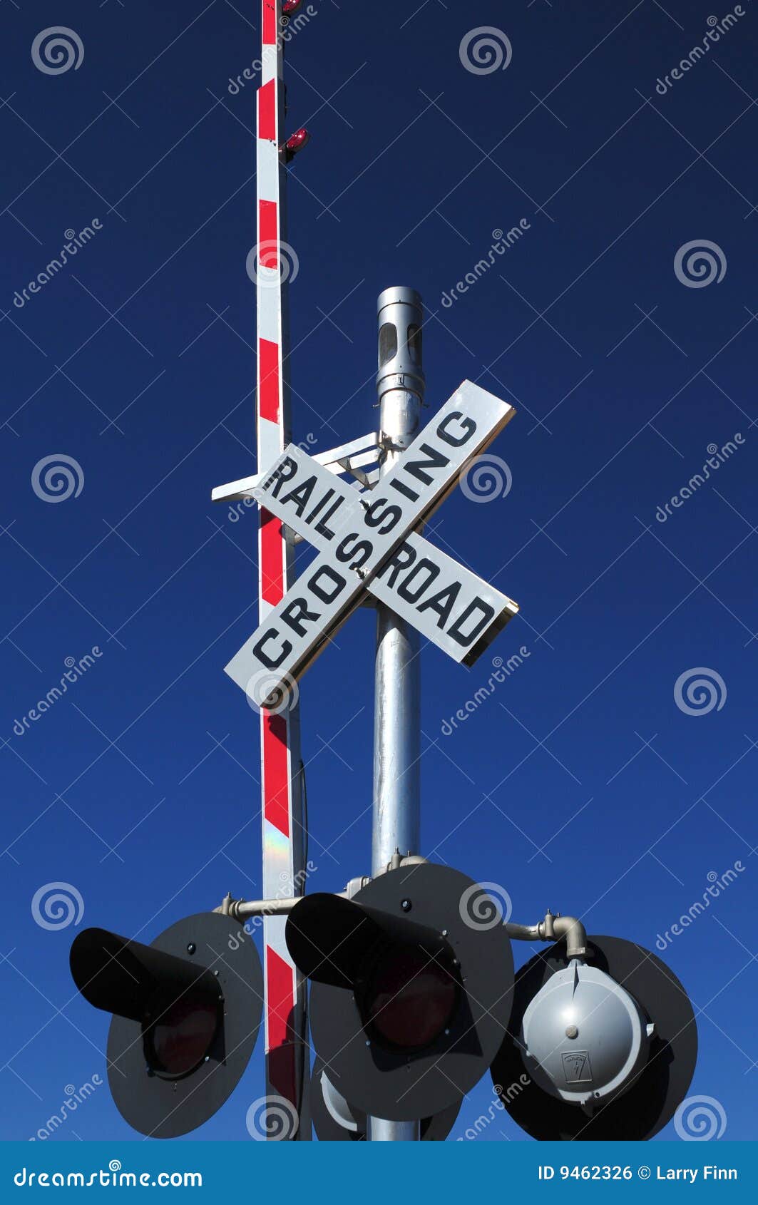 The Crossing Guard stock photo. Image of signal, railway - 9462326