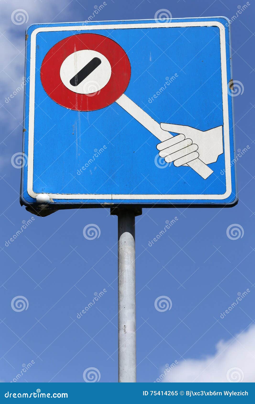 Crossing guards stock image. Image of driving, sign, regulations - 75414265