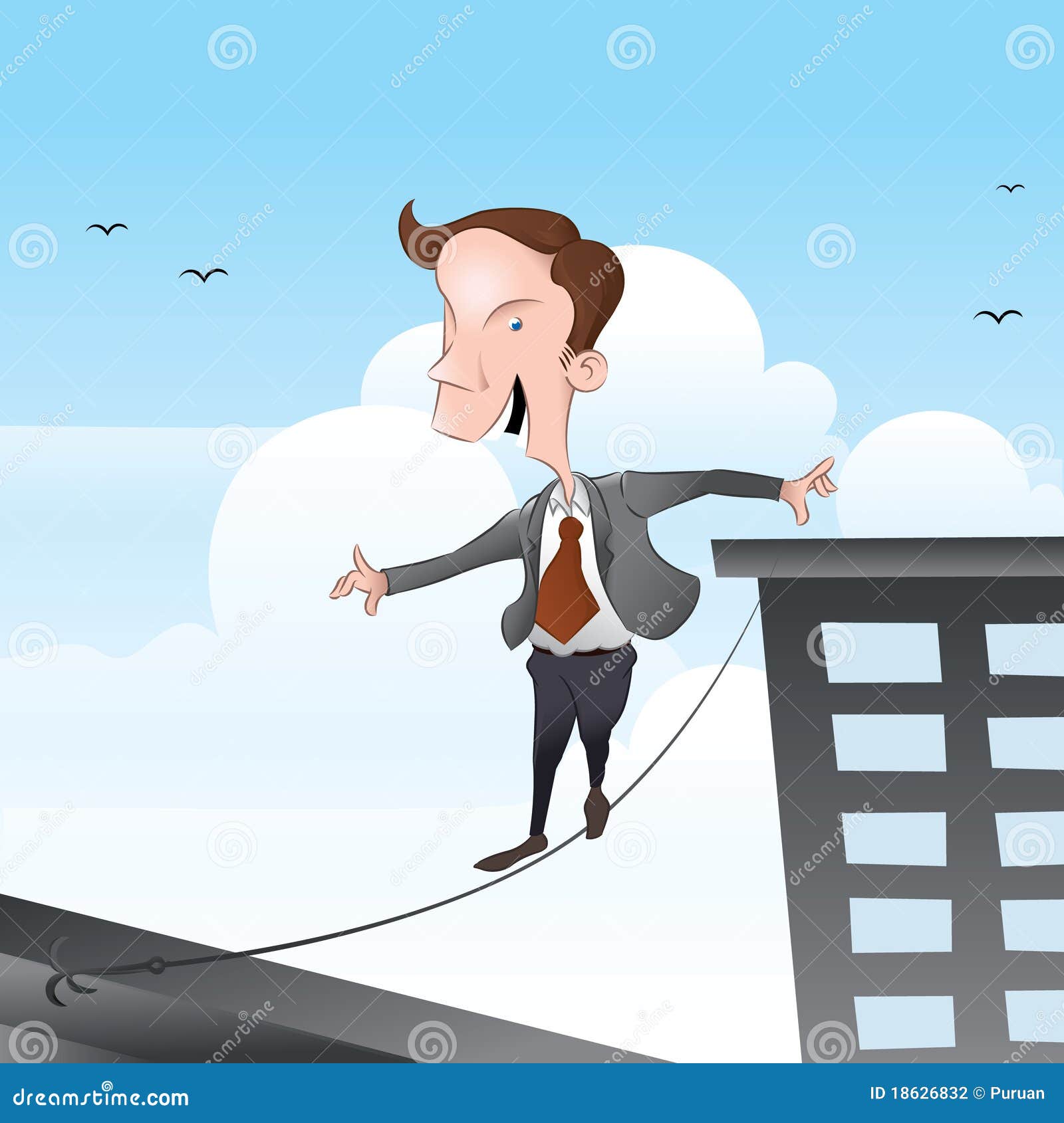 Crossing line stock vector. Illustration of clipart, skyscraper - 18626832