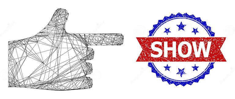 Network Index Finger Web Mesh and Grunge Bicolor Show Stamp Stock ... Network Index Finger Web Mesh and Grunge Bicolor Show Stamp Stock ...