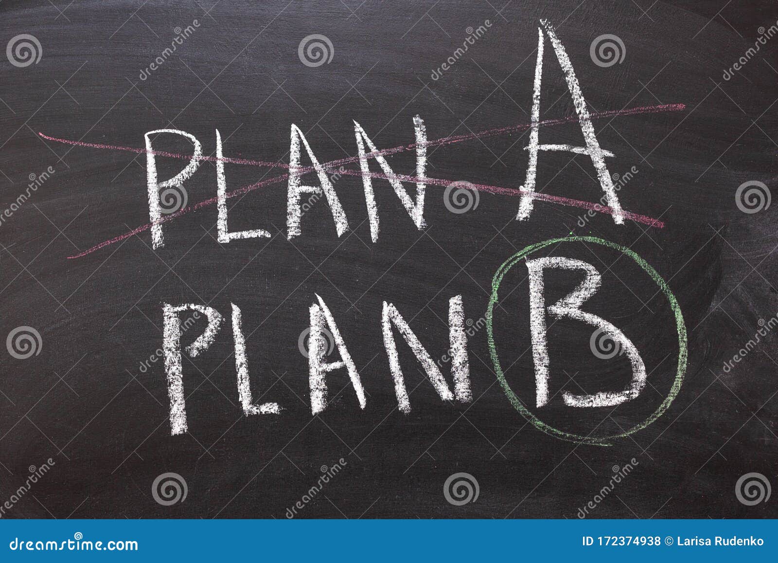 Crossing Out Plan a and Writing Plan B Concept for Change of Business ... Crossing Out Plan a and Writing Plan B Concept for Change of Business ...