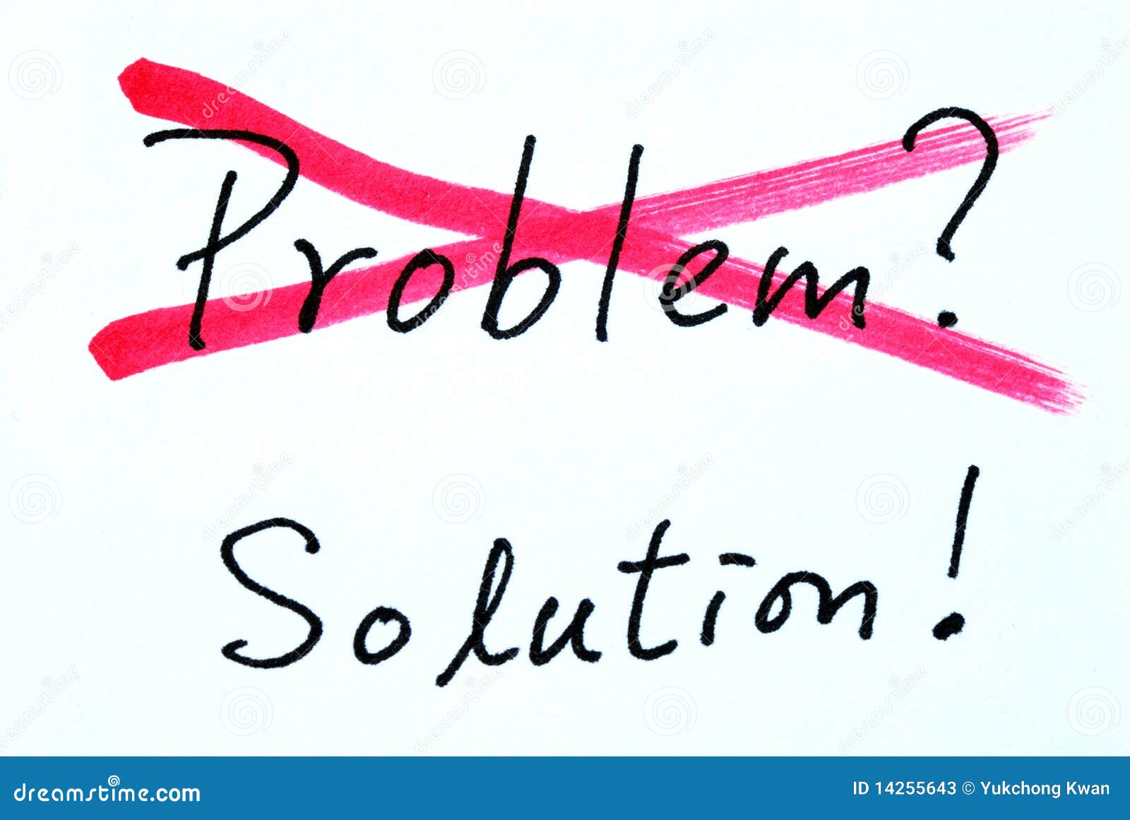 Crossing Out Problem and Finding the Solution Stock Image - Image of ... Crossing Out Problem and Finding the Solution Stock Image - Image of ...