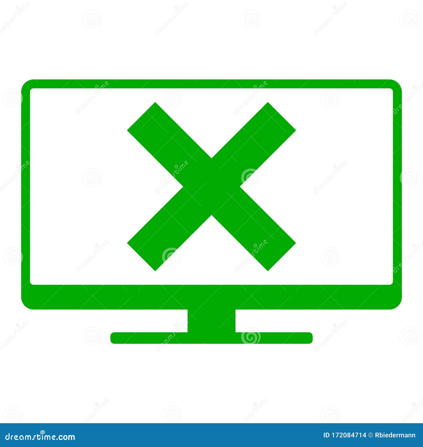 Crossing and screen stock vector. Illustration of computer - 172084714