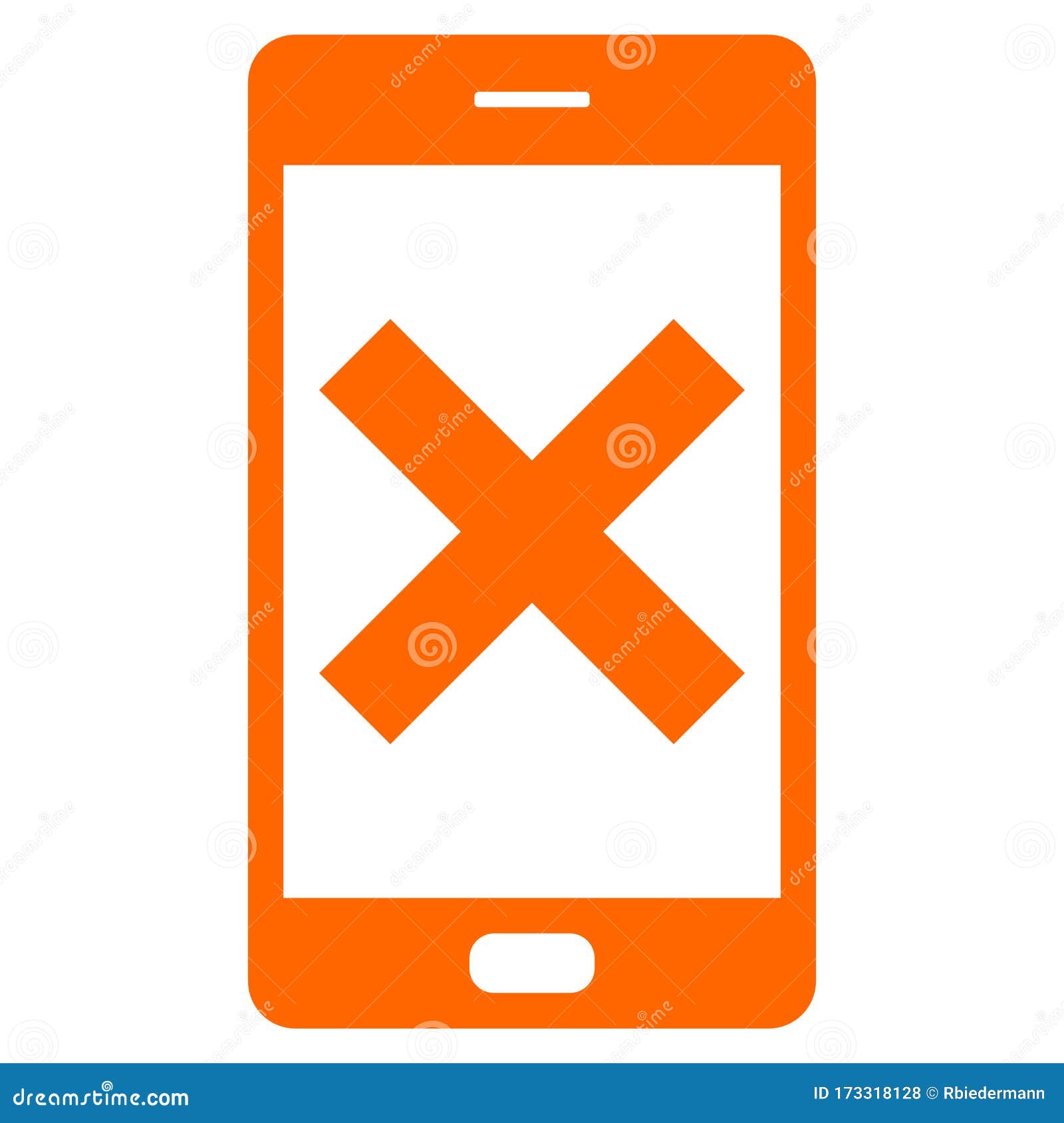 Crossing and smartphone stock vector. Illustration of graphic - 173318128
