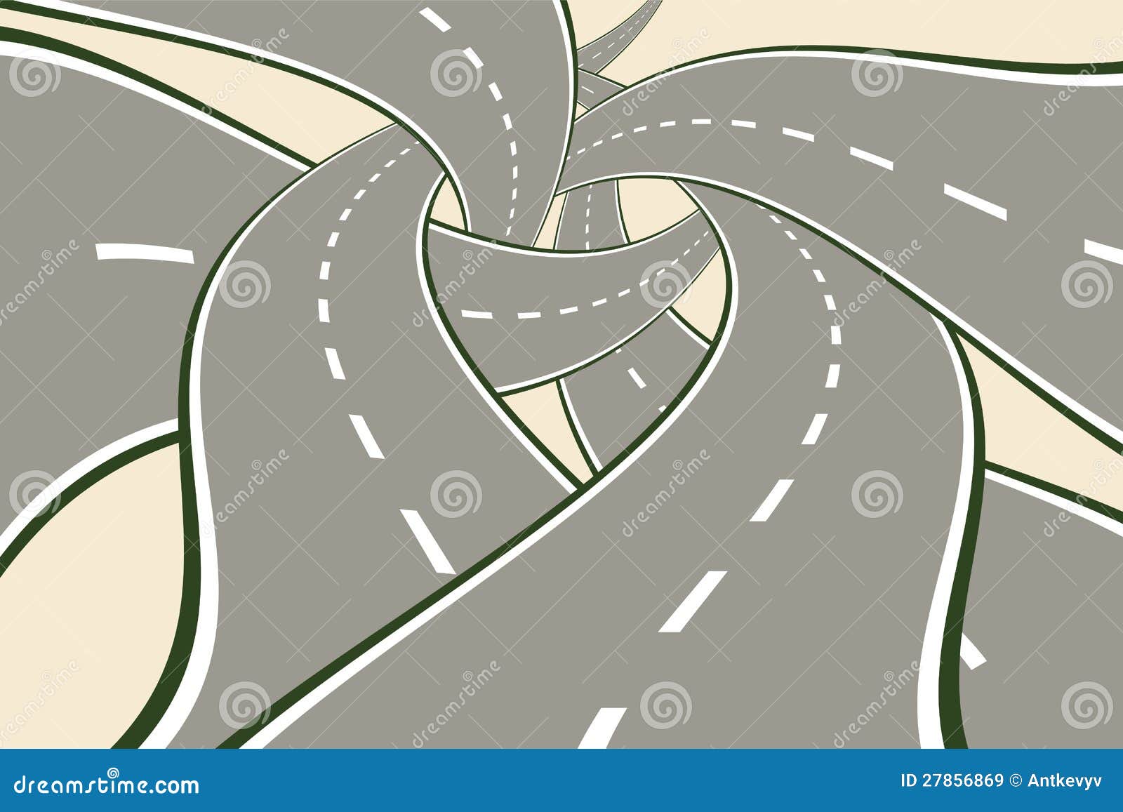 Tangled Roads And Highways In A Chaotic. The Concept Of An Intricate ...