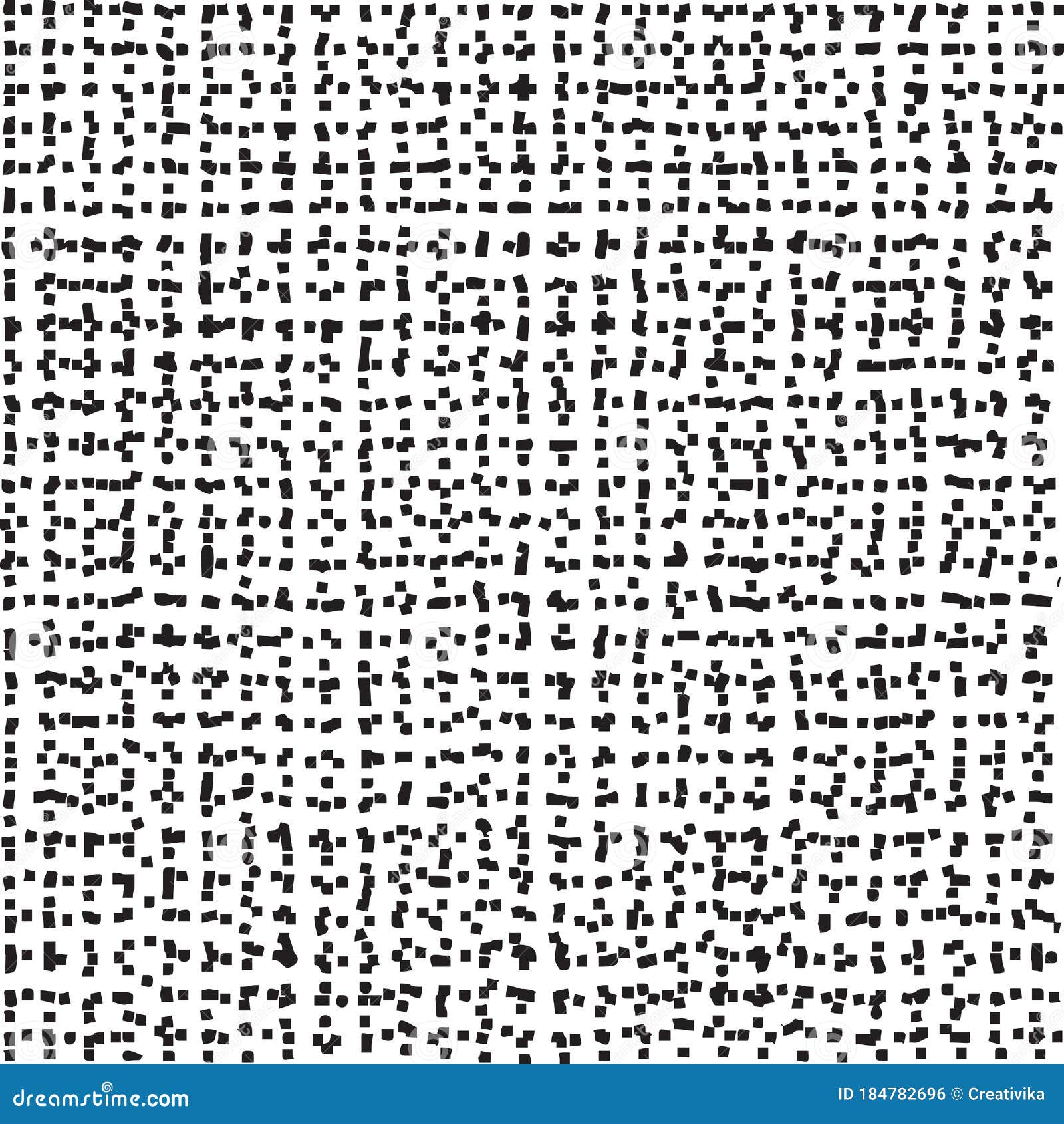 Crossing Waved Dashed Lines Seamless Pattern Stock Vector ...