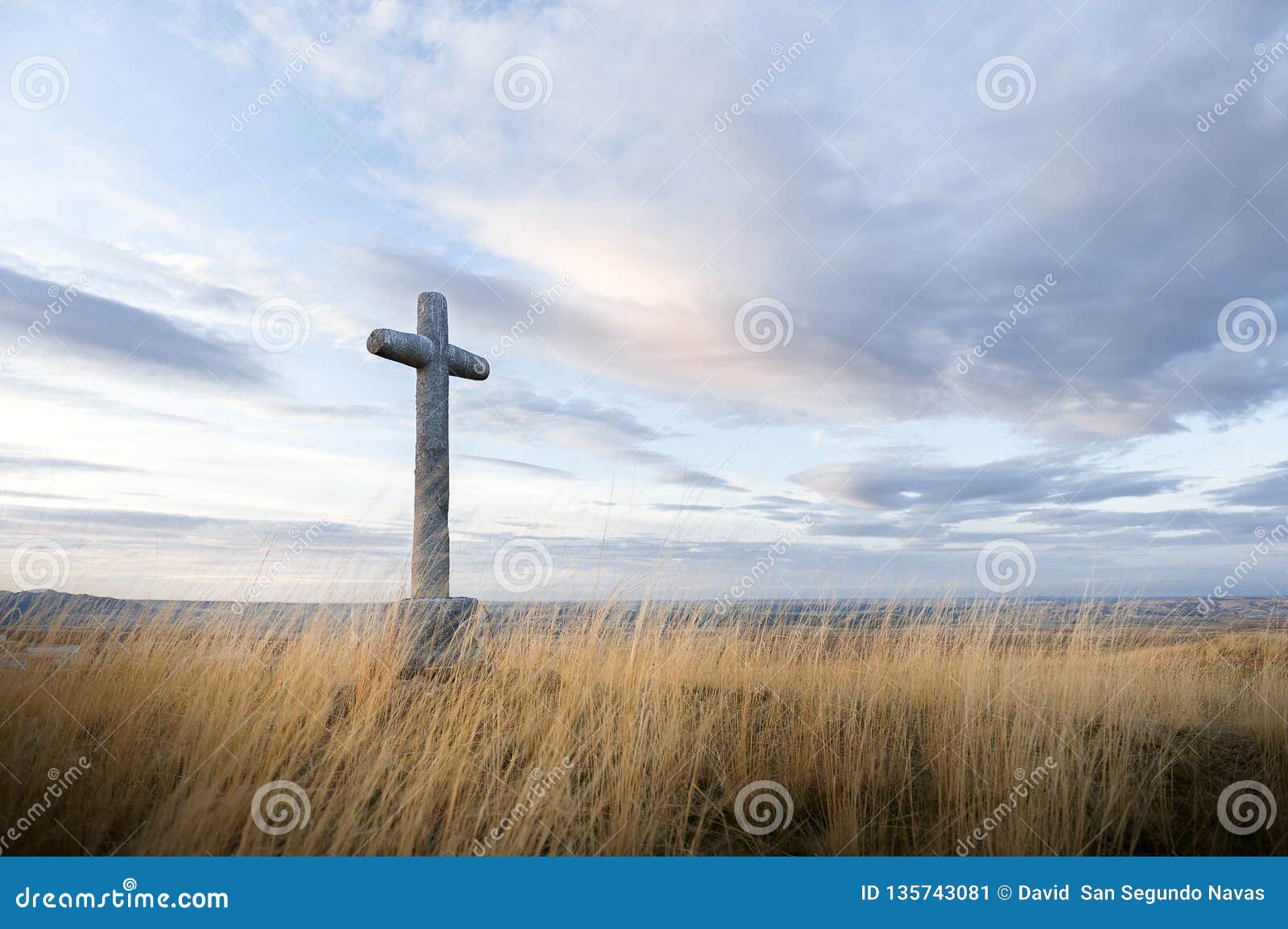 Crossings of Stone Representative of the Holy Week with Background at ...