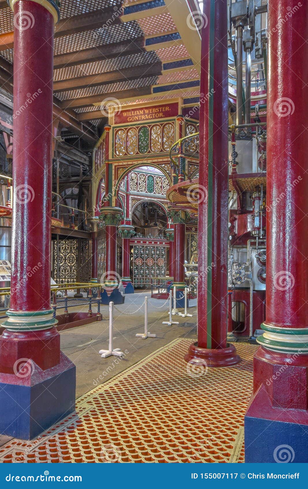 Crossness Victorian Pumping Station Stock Image - Image of bazalgettes ...