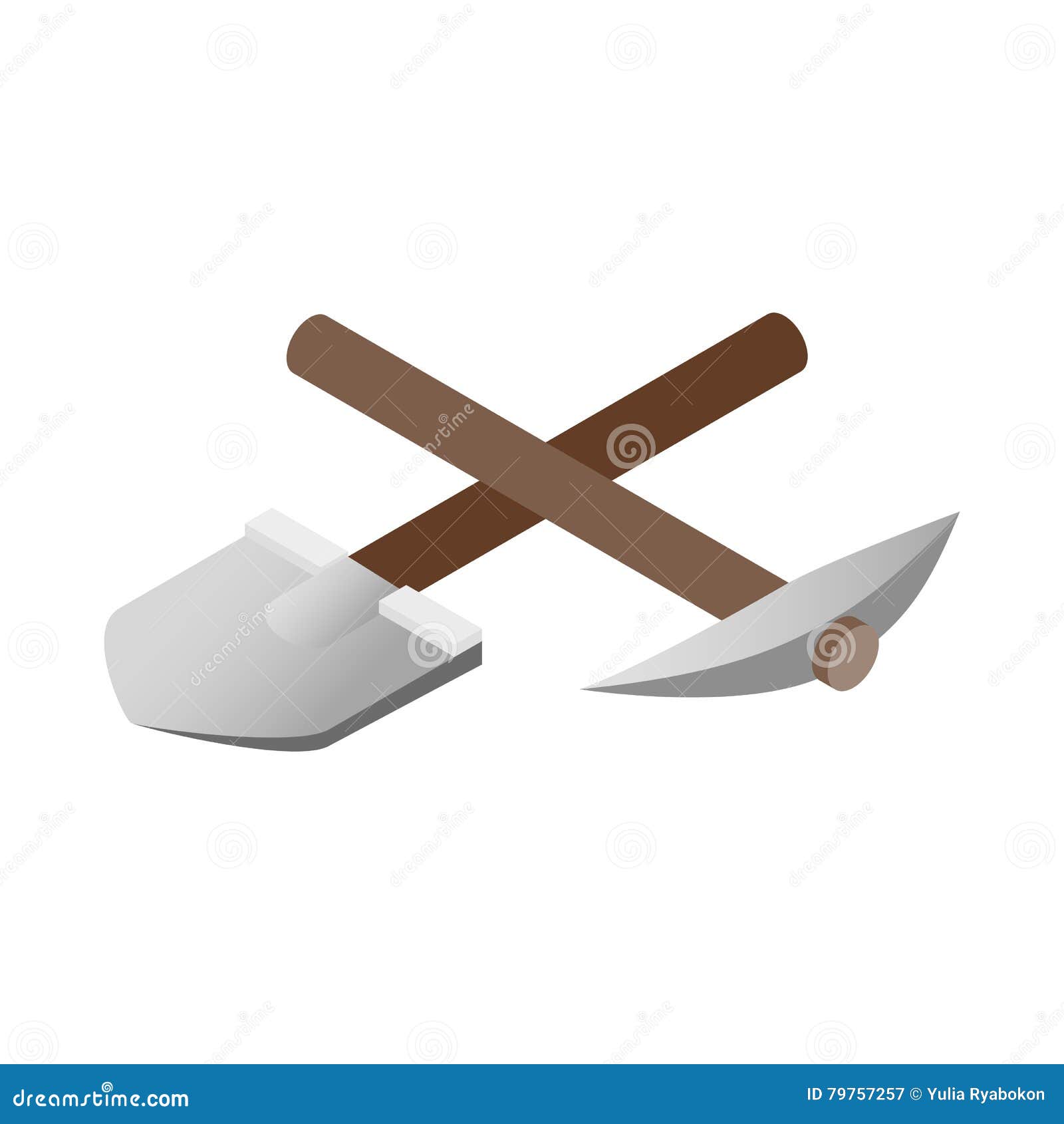 Pickaxe, Shovel And Icon Heart Black Isolated On White Background ...