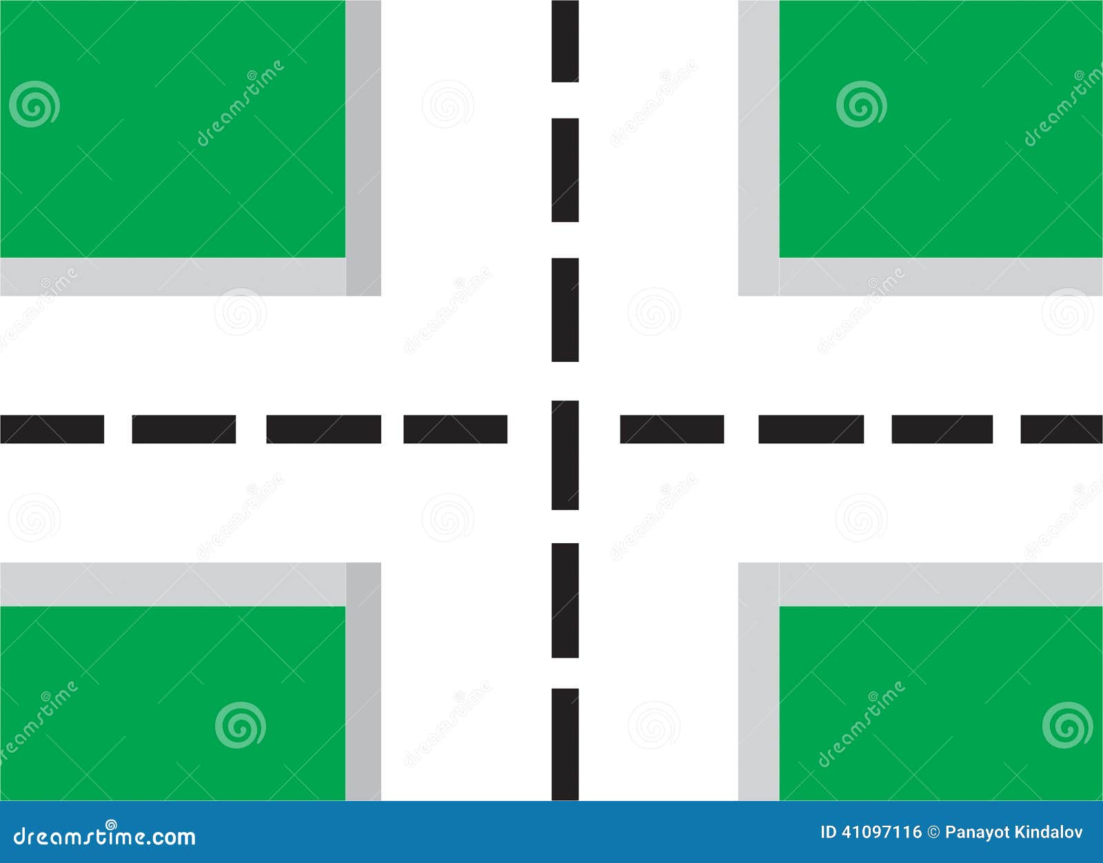 Crossroad stock vector. Illustration of idea, direction - 41097116