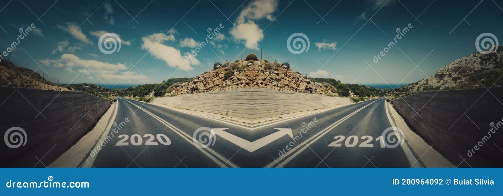 Two Roads Split Desktop