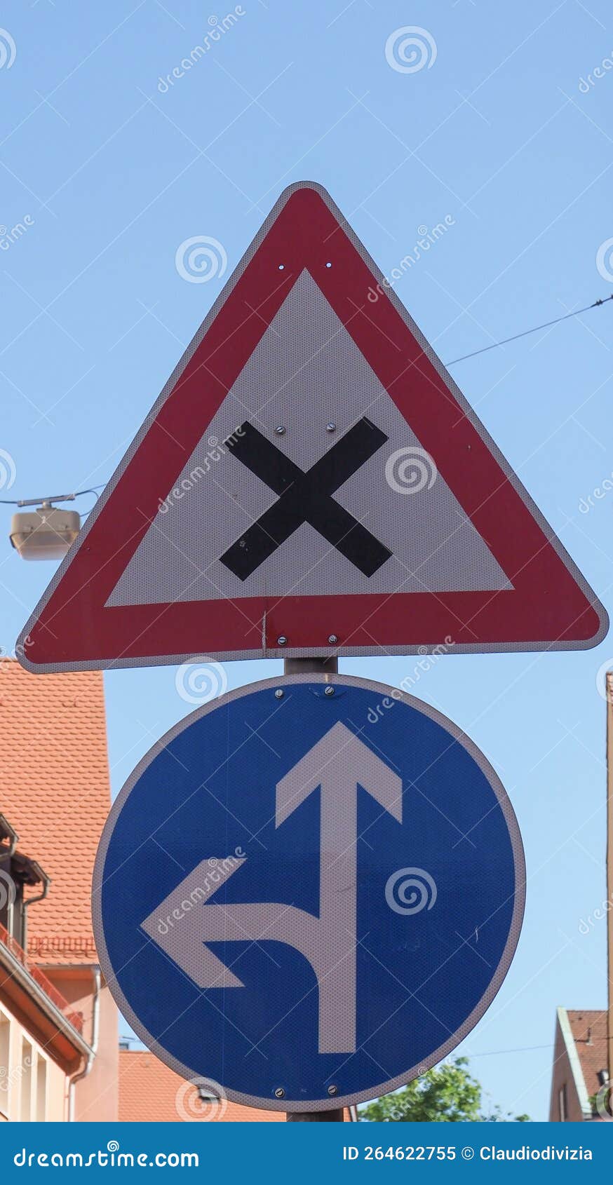 Crossroad and Direction Signs Stock Image - Image of forward, crossroad ...