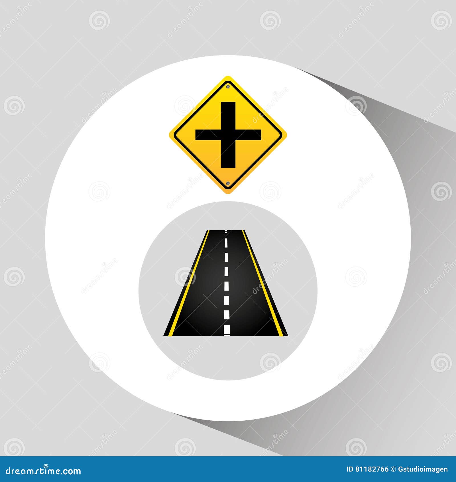 Crossroad Sign Concept Graphic Stock Vector - Illustration of graphic ...