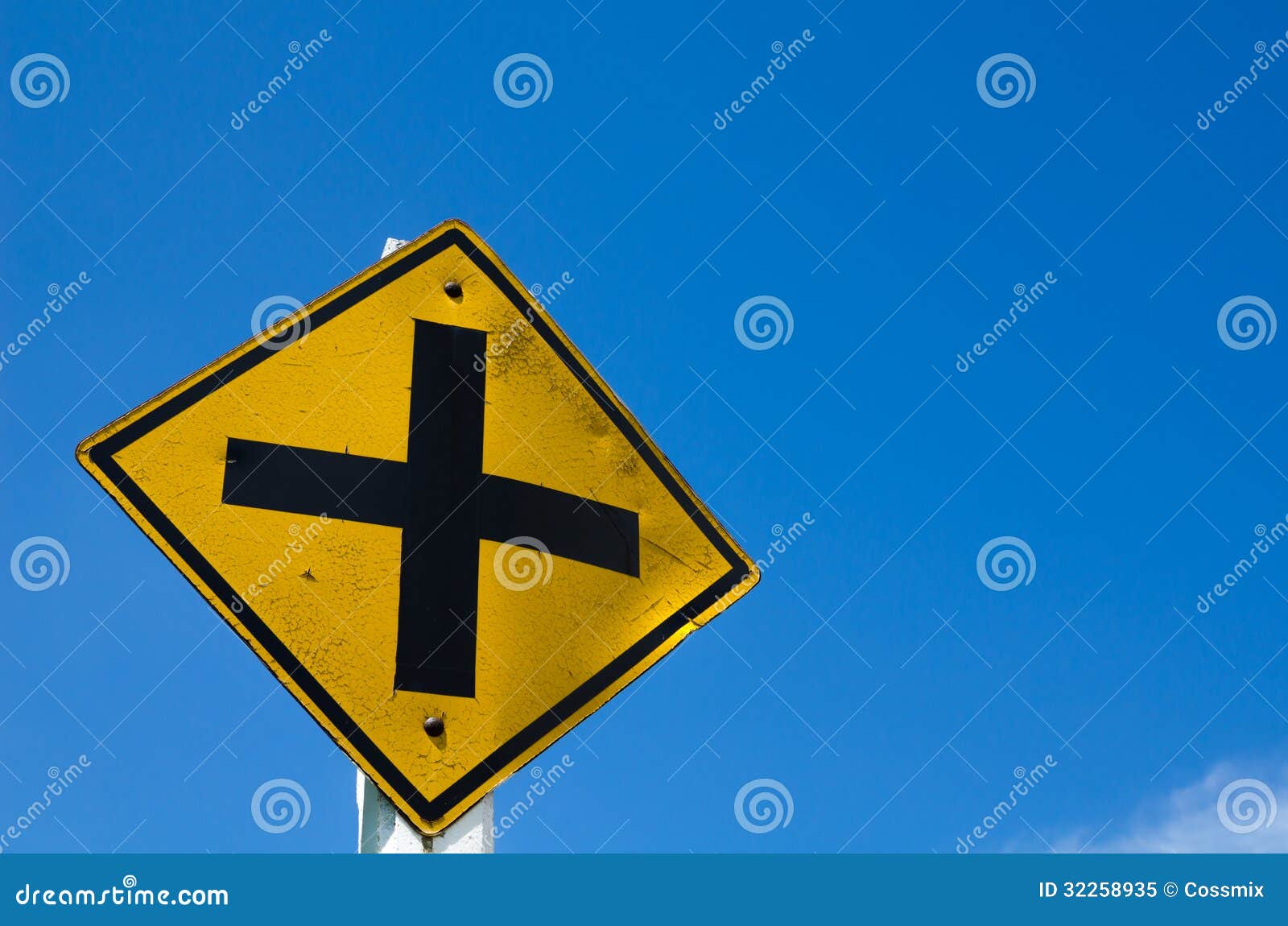 Crossroad signal stock image. Image of navigate, sign - 32258935